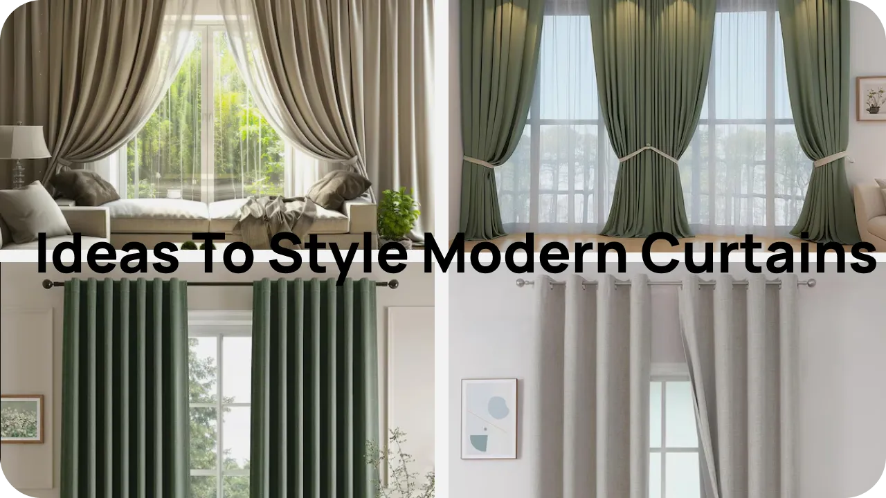 10 Ideas To Style Modern Curtains For Living Room